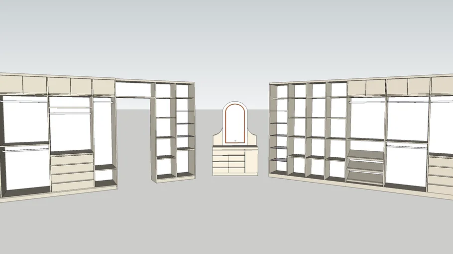 WALK IN CLOSET | 3D Warehouse