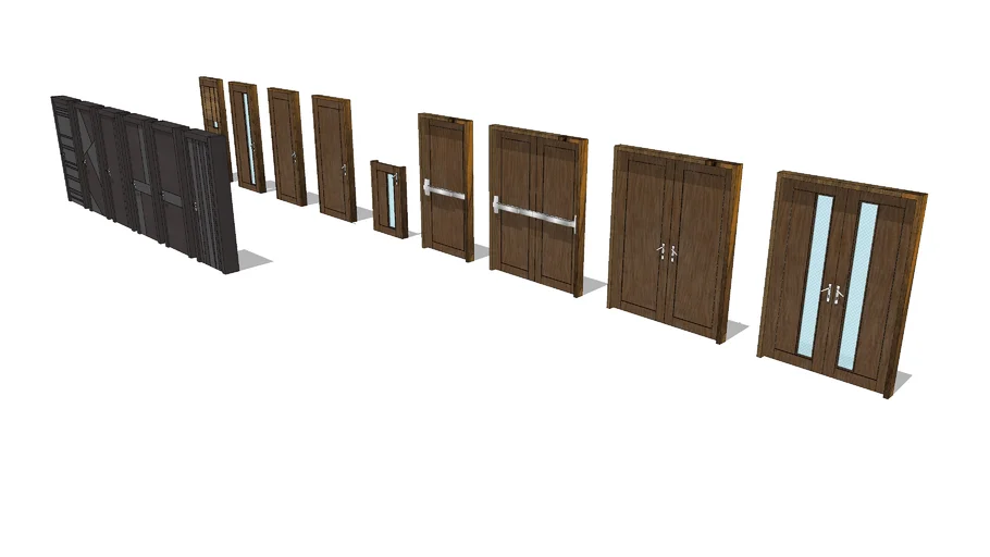 Wood Doors | 3D Warehouse
