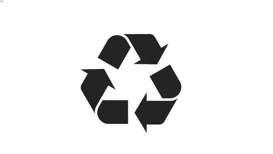 Recycle logo:icon:symbol | 3D Warehouse