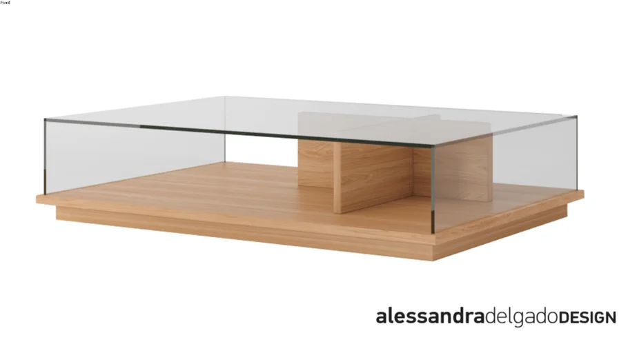 Mesa de Centro Nichos Retangular | 3D Warehouse