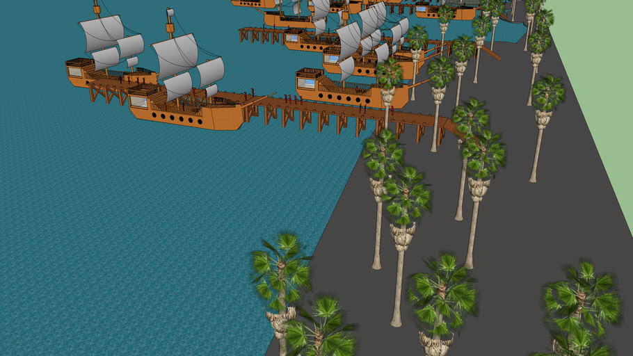 muelle o puerto | 3D Warehouse