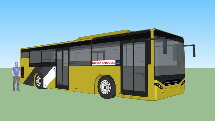 Metro Manila City bus | 3D Warehouse
