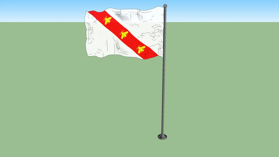 Flag of the Island of Elba | 3D Warehouse