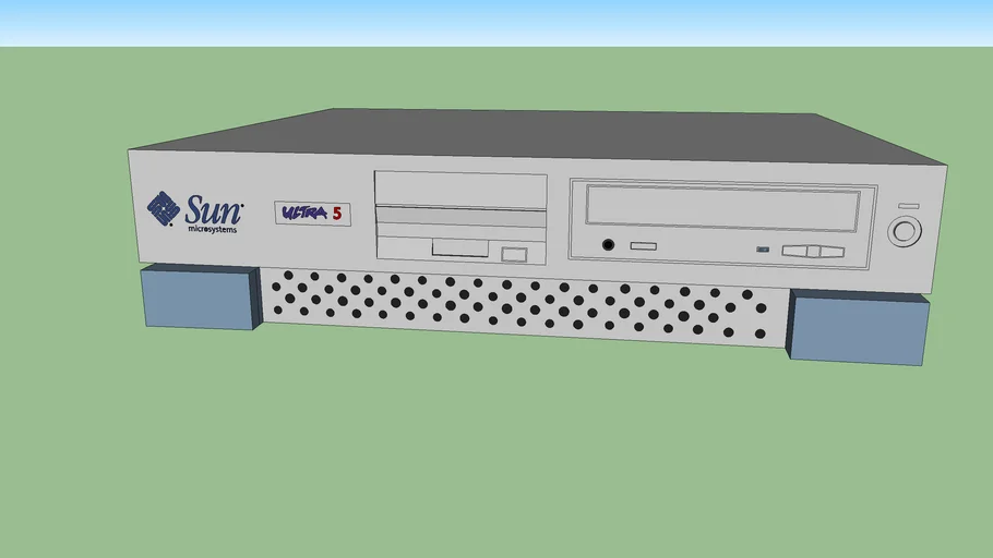 Sun Microsystems Ultra 5 workstation computer | 3D Warehouse