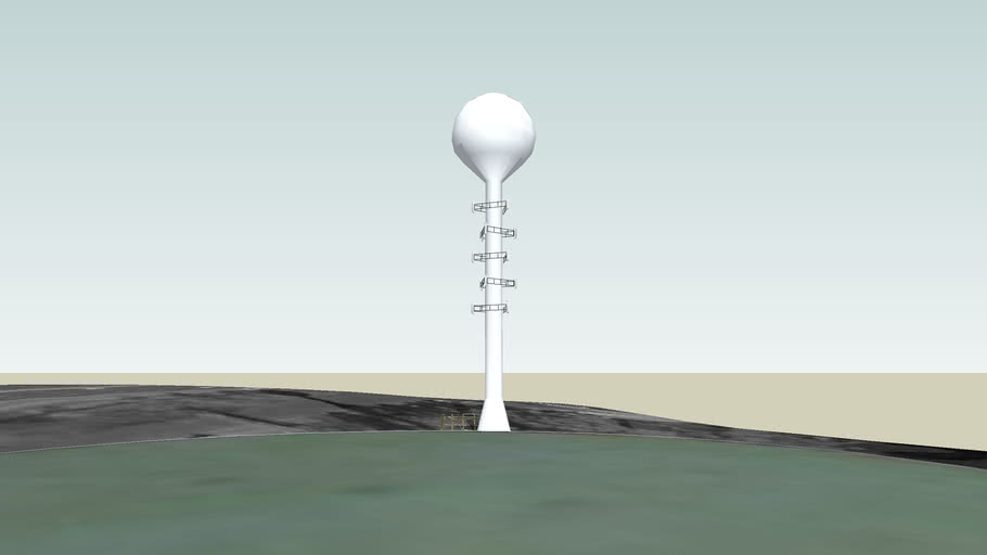 Union Water Sphere & Tank | 3D Warehouse