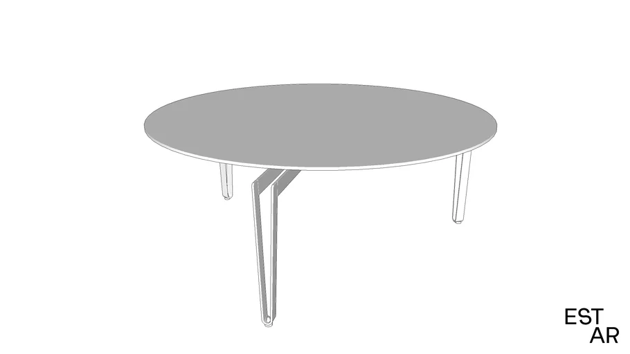 Mesa de Centro Ample - Estar Moveis | 3D Warehouse