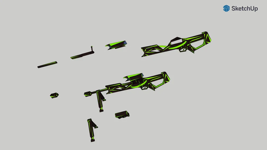 monster gun | 3D Warehouse