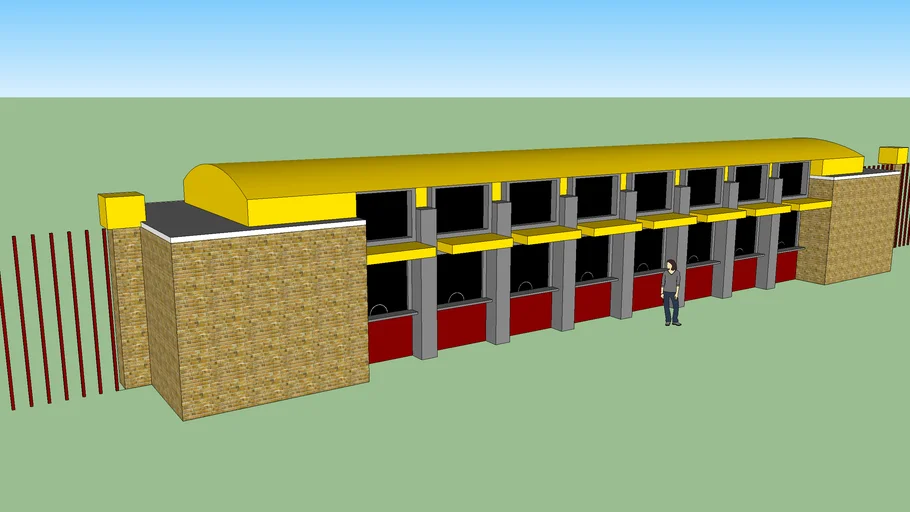 Taquilla Estadio - Stadium Tickets office | 3D Warehouse