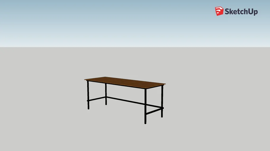 Simple Desk | 3D Warehouse