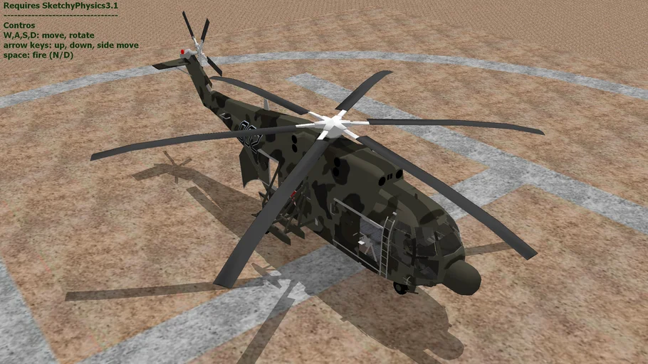 SA 321 SUPER FRELON FLIGHT SIMULATOR | 3D Warehouse