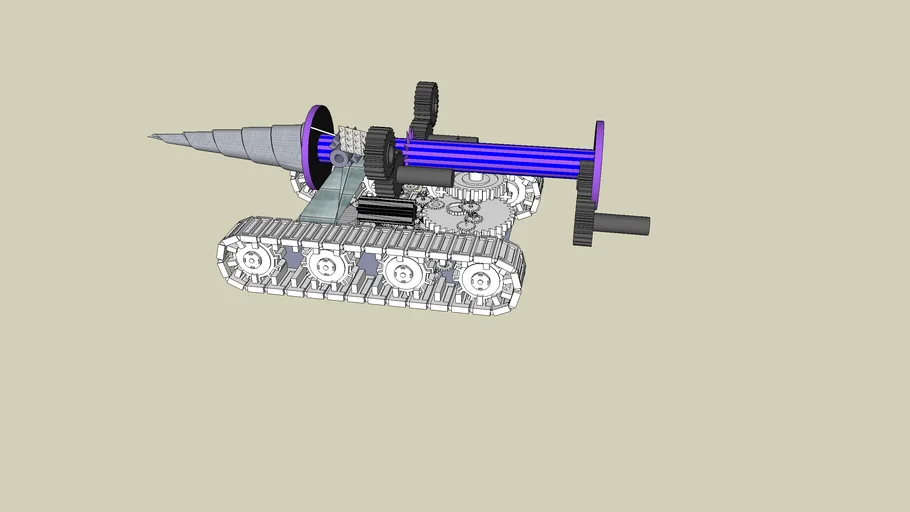 Gears-The ancient gear tank | 3D Warehouse