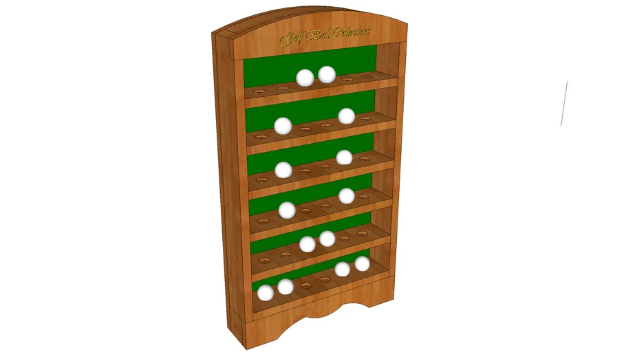 Golf ball collection rack | 3D Warehouse