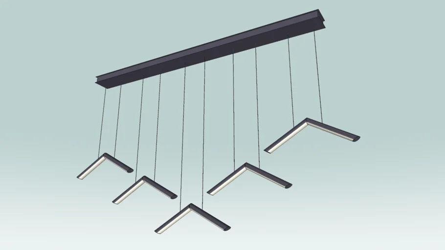 ALPINE APC60 - LED Pendant Chandelier | 3D Warehouse