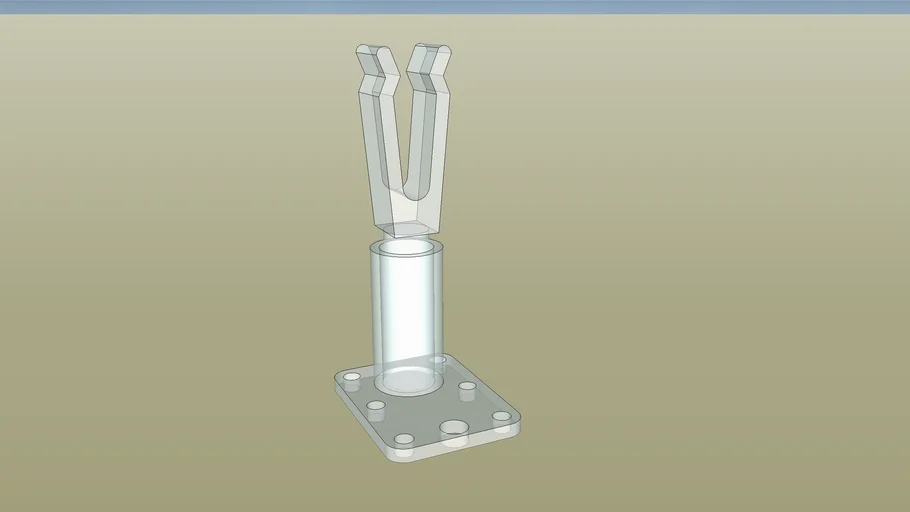 Neon Tube Support - Polycarbonate | 3D Warehouse