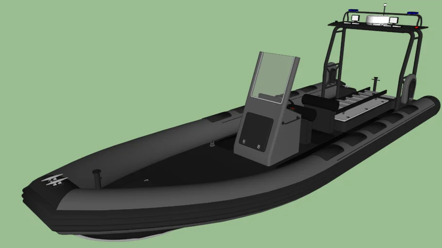 Zodiac RIB - Police Setup | 3D Warehouse