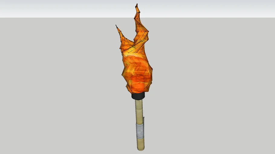 Lit Torch 2 | 3D Warehouse