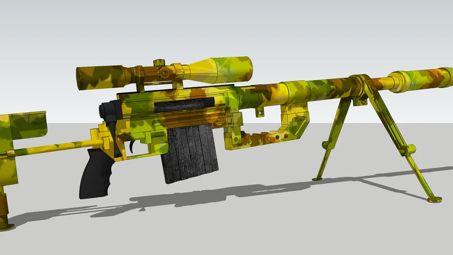 Intervention Sniper Rifle | 3D Warehouse