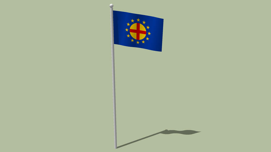 Flag of the Pan-Europa movement | 3D Warehouse
