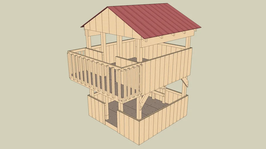 2 Storey Play Fort | 3D Warehouse