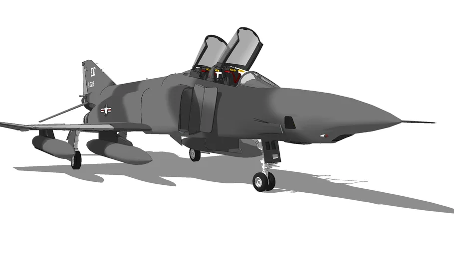 McDonnell Douglas RF-4E Phantom II | 3D Warehouse