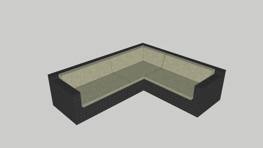 Morph Modular indoor outdoor sofa 2.7m x 2.325mm | 3D Warehouse