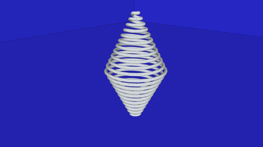 Helix Coiled Barrel spring | 3D Warehouse