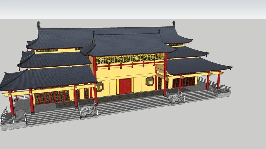 Chinese Temple 1 | 3D Warehouse