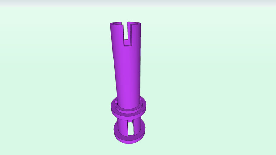 Lego Technic Connector 24 mm with Bushing Black | 3D Warehouse