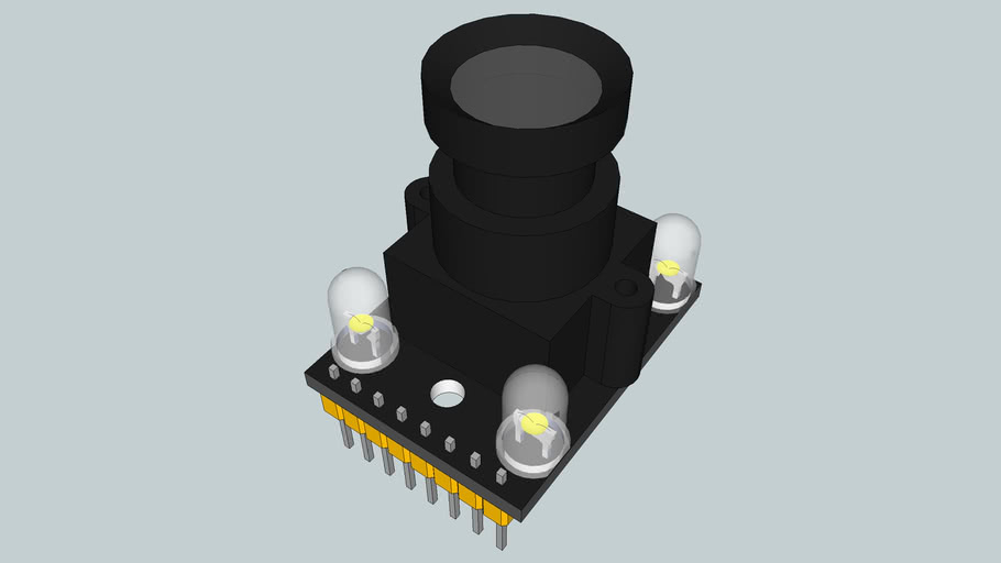TCS3200 TCS230 Color Sensor Module | 3D Warehouse