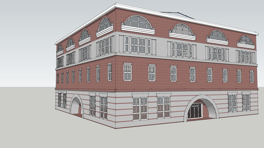 EMU Fictitious Satellite Campus Building-5 | 3D Warehouse