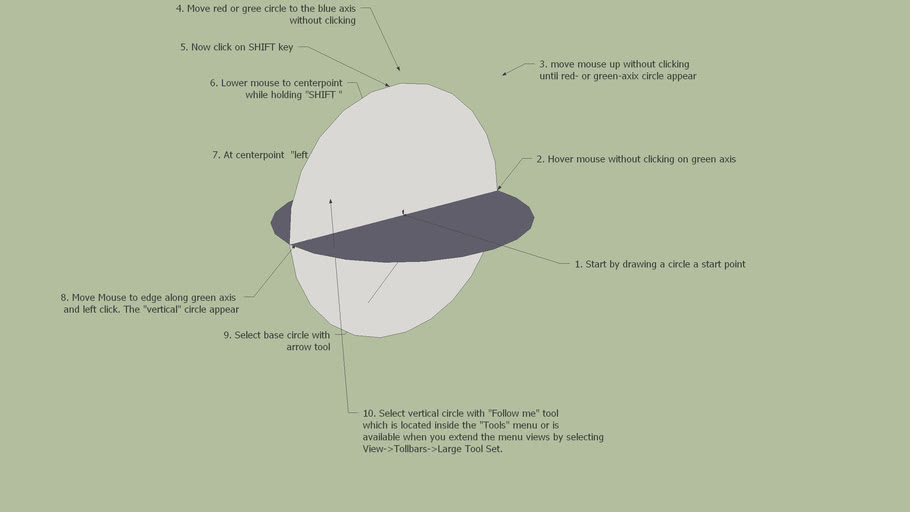 Tutorial How to Draw a Sphere | 3D Warehouse