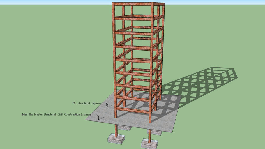 STEEL STRUCTURE SAMPLE - 1 | 3D Warehouse