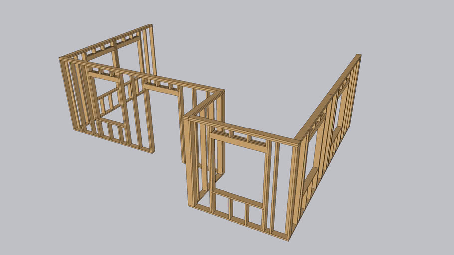 Stud Wall Assembly | 3D Warehouse
