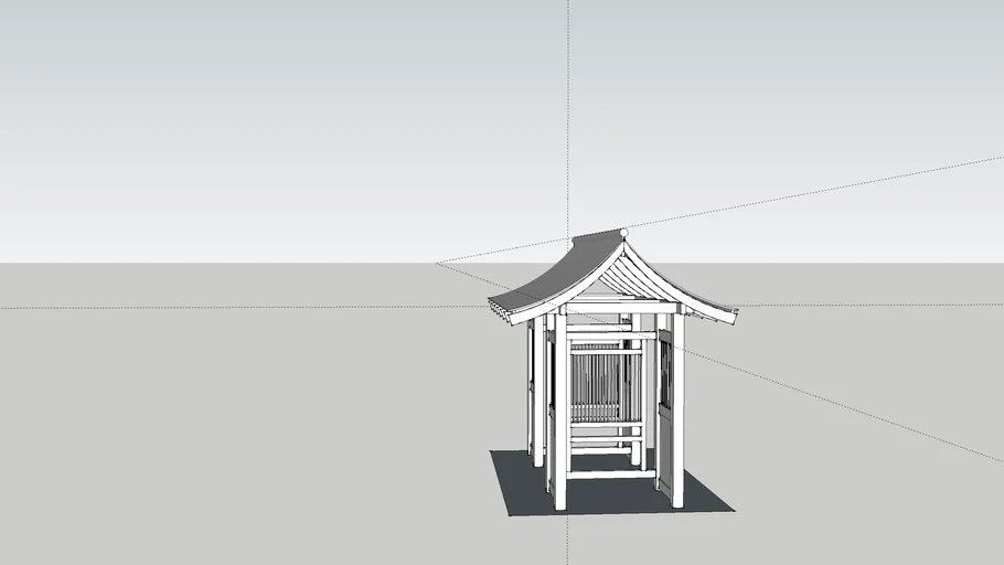 japanese gate | 3D Warehouse