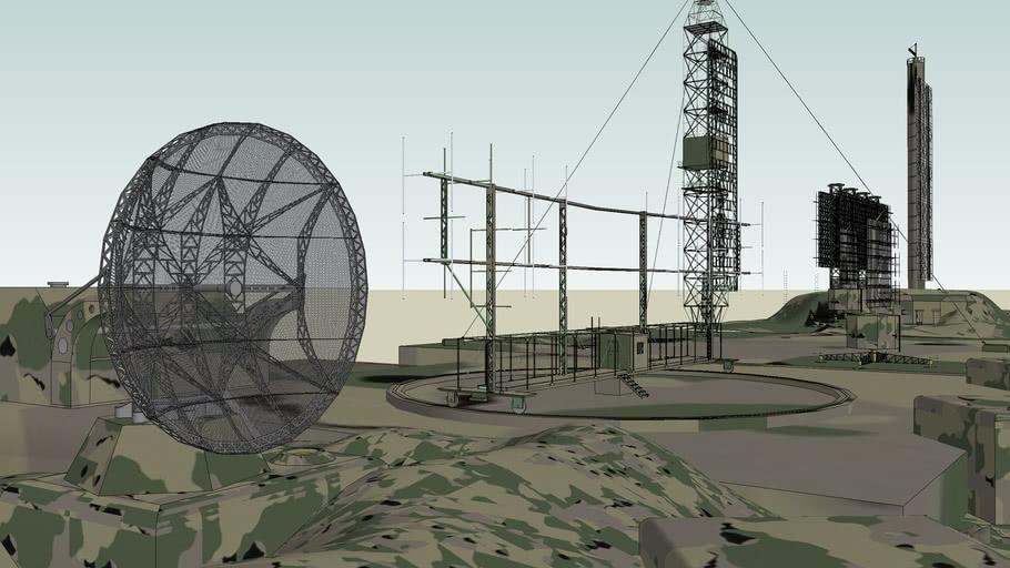 ww2-1946-ADVANCED-GERMAN-RADAR-BASE-2 | 3D Warehouse