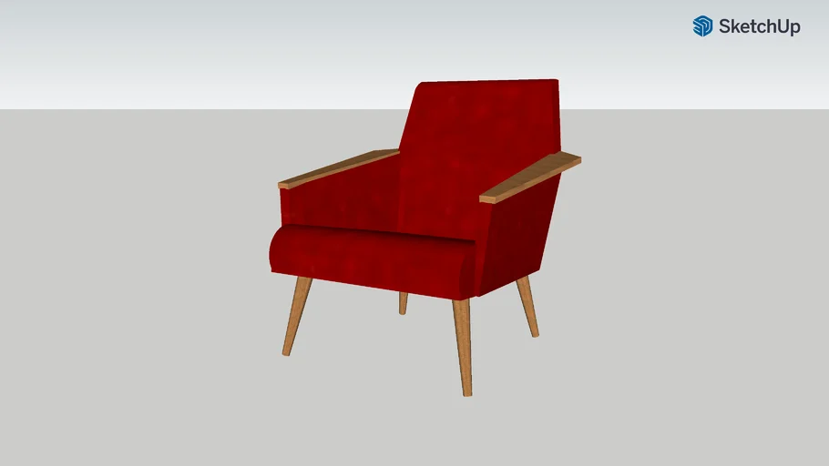 Soviet Shatura Lounge Chair | 3D Warehouse