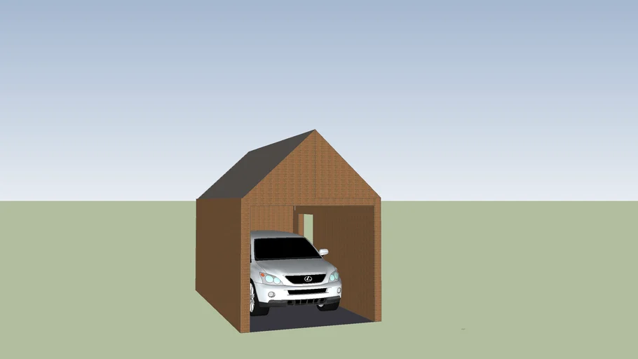 garage with car | 3D Warehouse