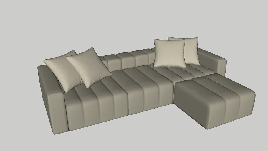 modulaire bank Lennon | 3D Warehouse