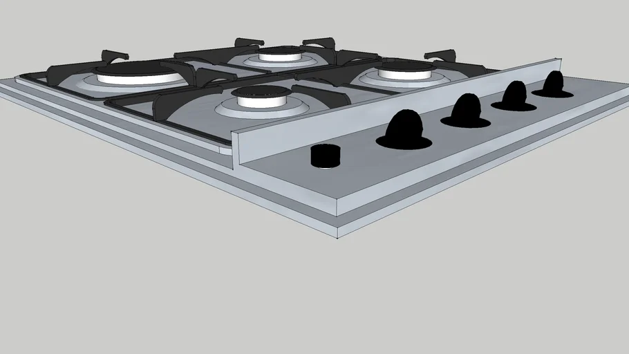 Hob-SS Finish 750-900mm width 750 x 887 | 3D Warehouse