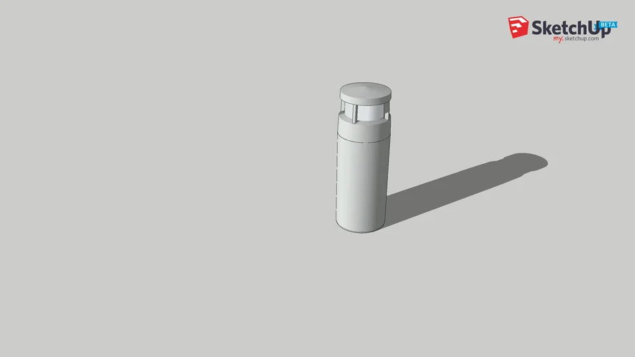 MINIREEF BOLLARD 360deg° - outdoor lighting | 3D Warehouse