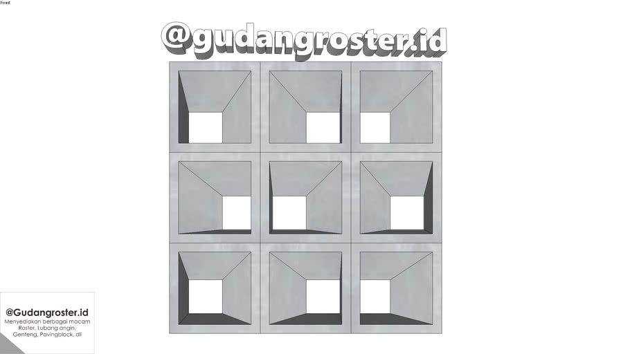 08 - Roster Loster - @gudangroster.id | 3D Warehouse