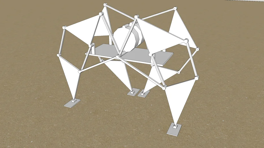 true mechanical 4-legs 'mini beast' | 3D Warehouse