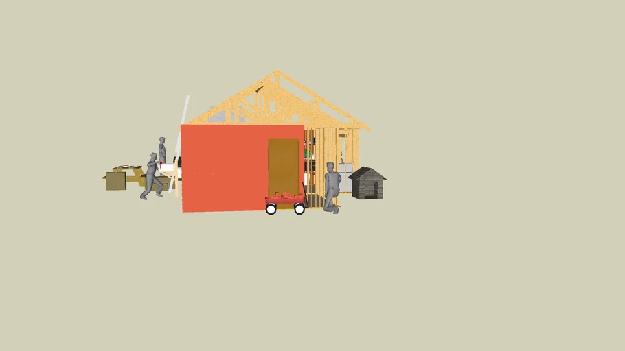 House Under Construction | 3D Warehouse