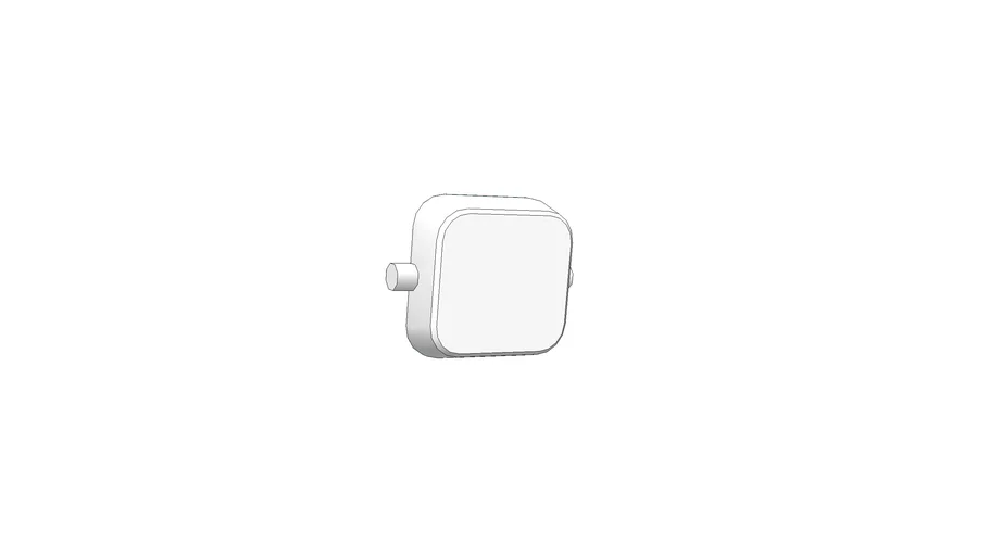 E40AR-AW, Clipsal Iconic Essence Dolly Rocker Blank, Arctic White | 3D ...