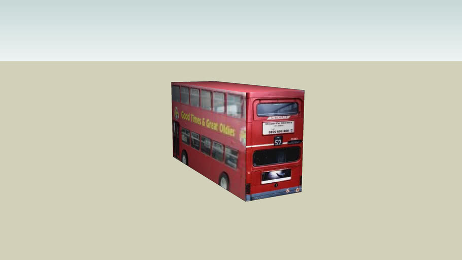 double decker bus | 3D Warehouse