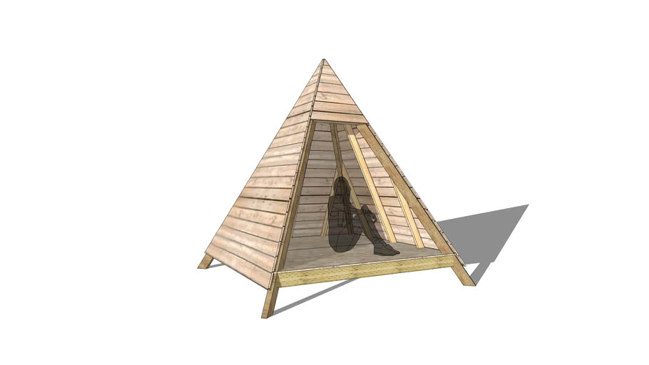 Timber Teepee | 3D Warehouse
