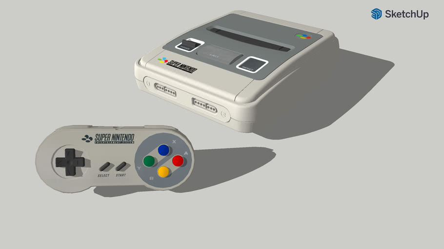 super nintendo entertainment system | 3D Warehouse