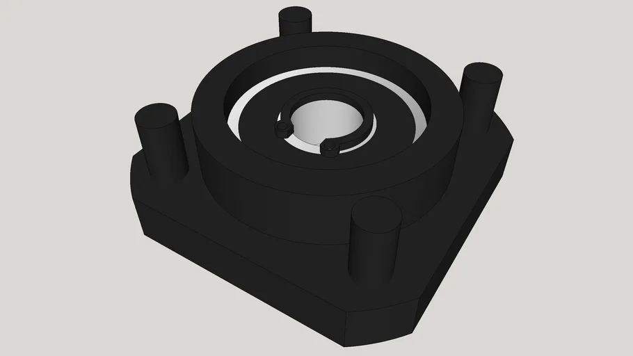 Cojinete CNC Mod. FF12 (Montaje B) | 3D Warehouse