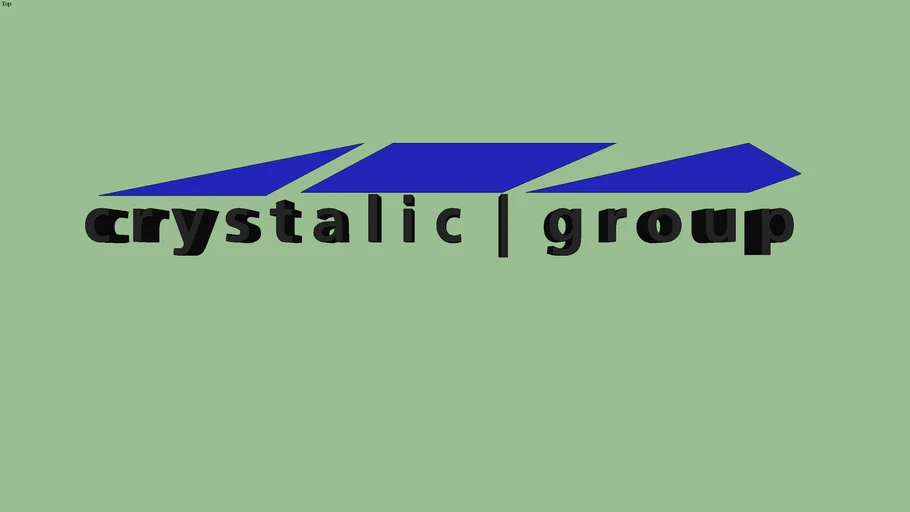 crystalic group logo example] | 3D Warehouse