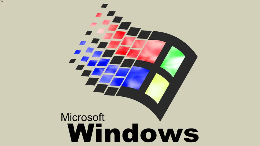 Microsoft Windows Logo (1995-1999) | 3D Warehouse